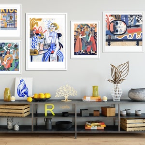 Art Print: Octopus / Fine Art Print on Archival Paper / Cubist - Etsy