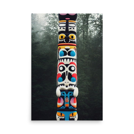 Totem Museum-quality Large Format Print - Etsy