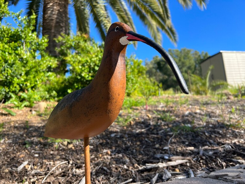 Sickle Billed Curlew Shorebird Hunting Decoy by Stan Vath - Etsy