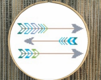 Arrows Cross Stitch - Etsy