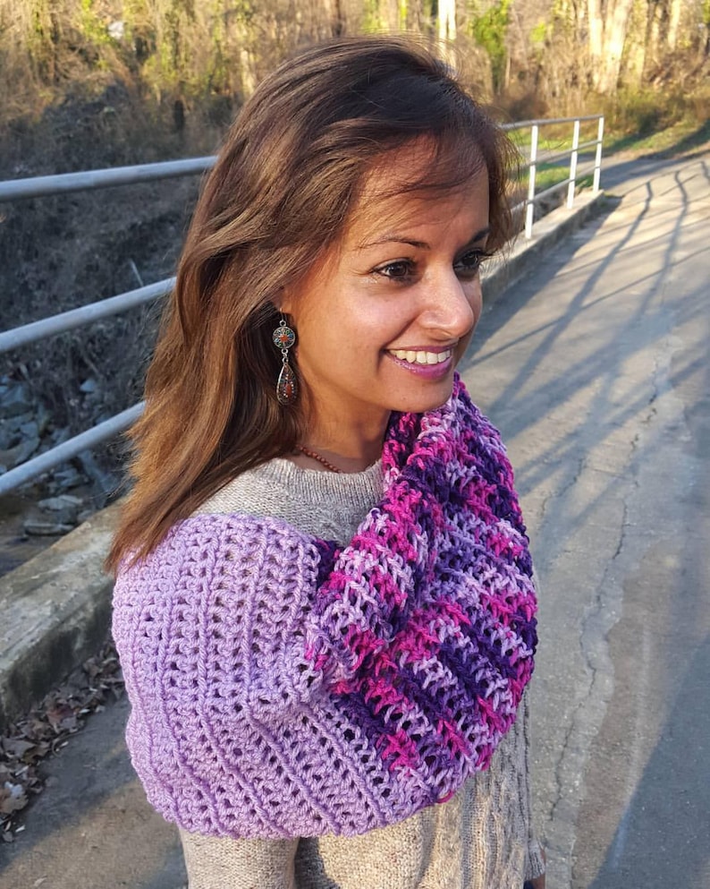 Handmade Custom Crochet Infinity Scarf - Etsy