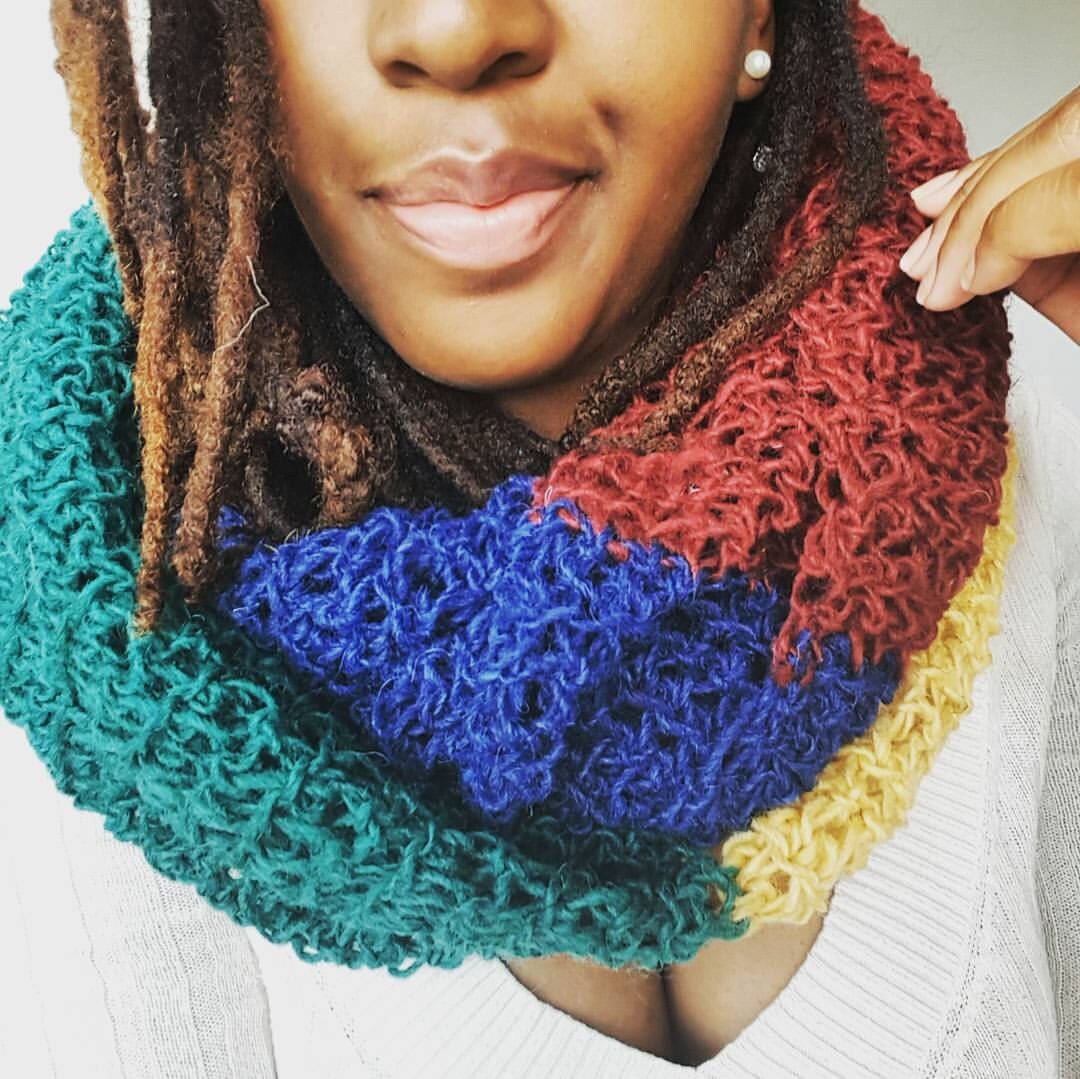 Handmade Custom Crochet Infinity Scarf - Etsy