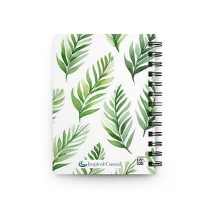 Tropical Beach Spiral Bound Journal, Full Gloss Laminated Covers ...