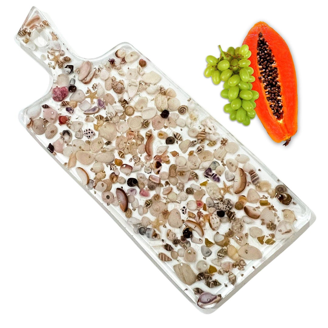 Starfish & Seashell Charcuterie Cheese Board and Serving Tray, Hostess ...