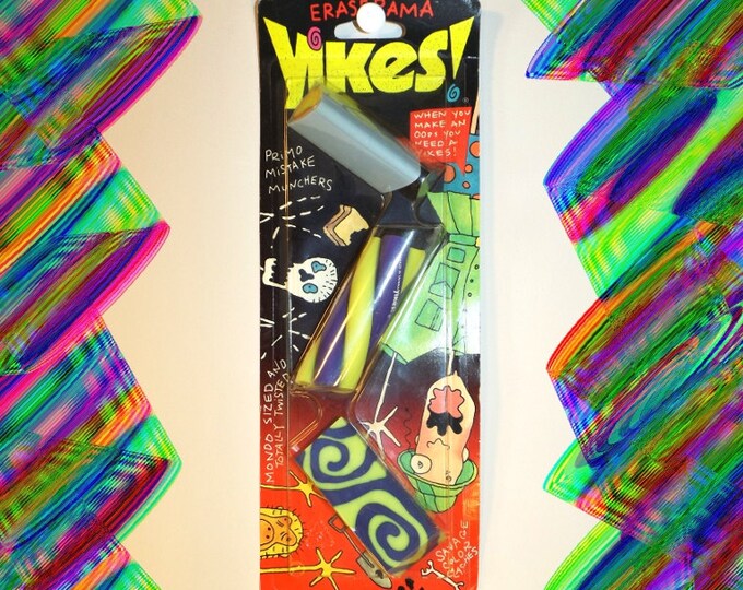 YIKES! Erasers 3 Pack *90s* Rare, Collectible, Awesome - Etsy