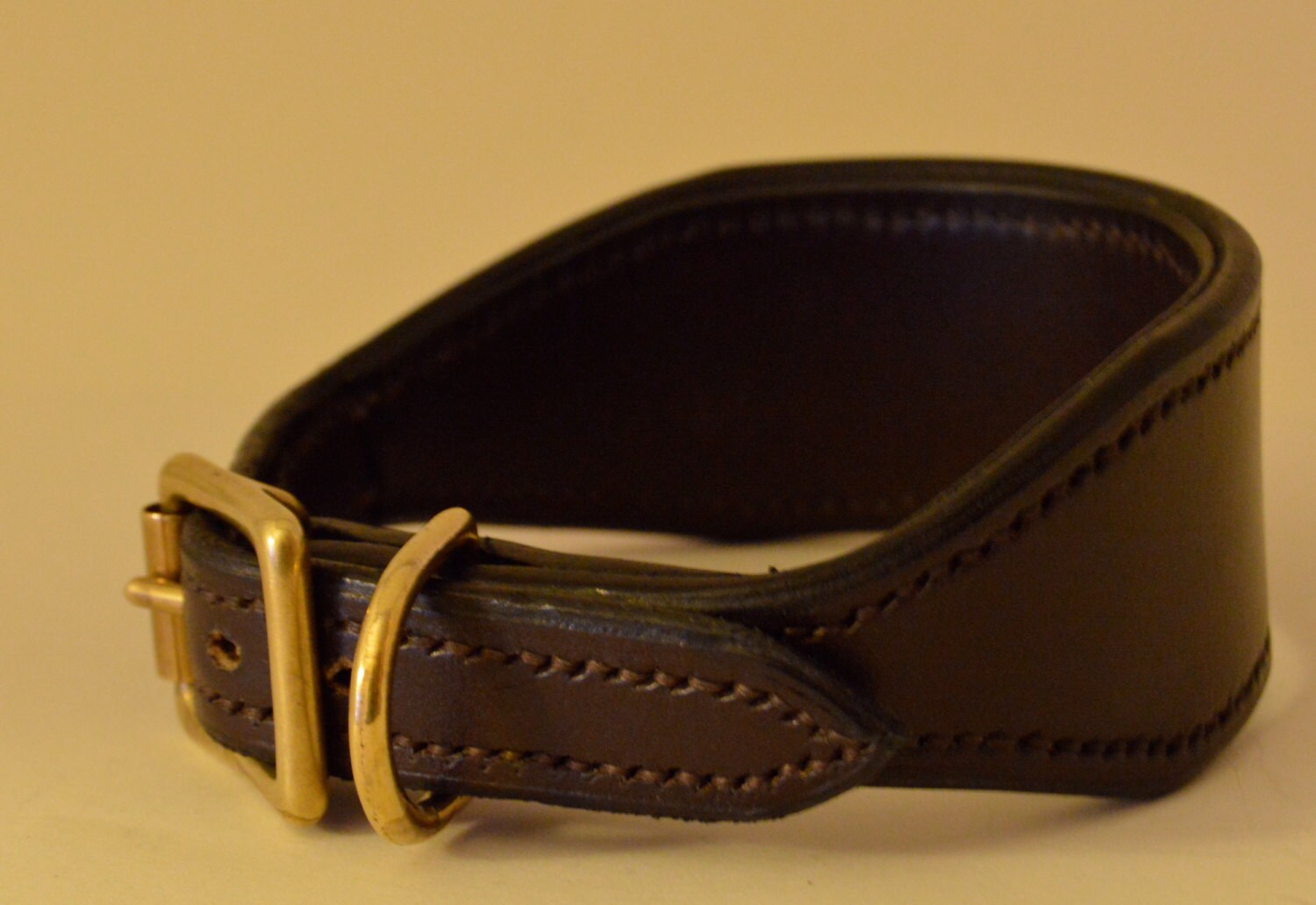 The 'willow' Lurcher Collar. Beautiful English Bridle Leather Collar ...