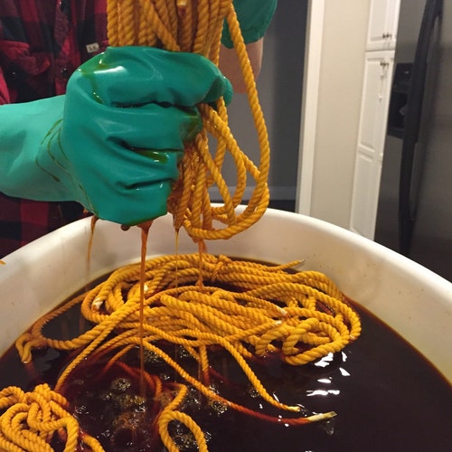How to Dye Rope Video/how to Dye Rope/dye Lesson/dye - Etsy