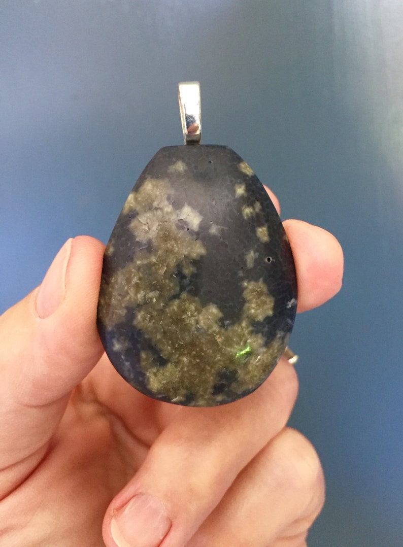 Bluestone Pendant - Etsy