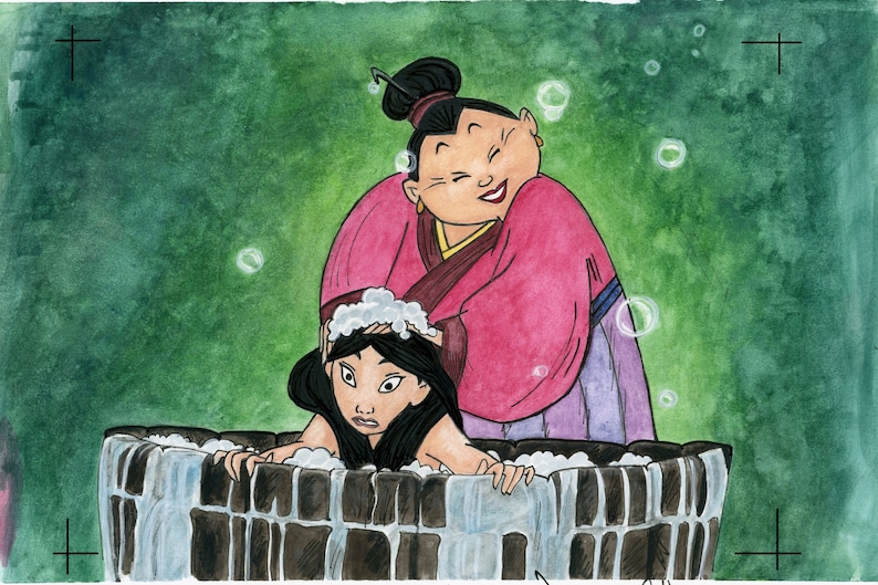 Mulan Bathtub Scene - Etsy