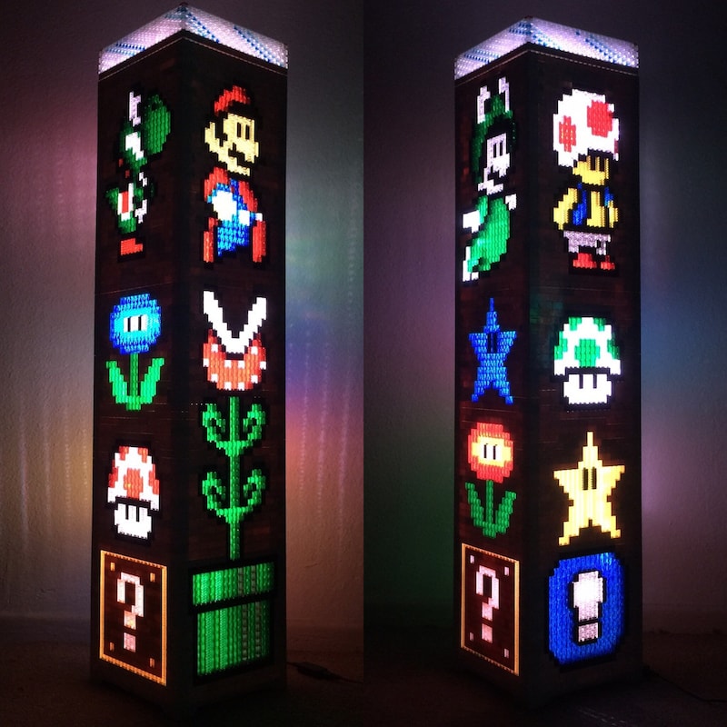 Mario Lamp - Etsy