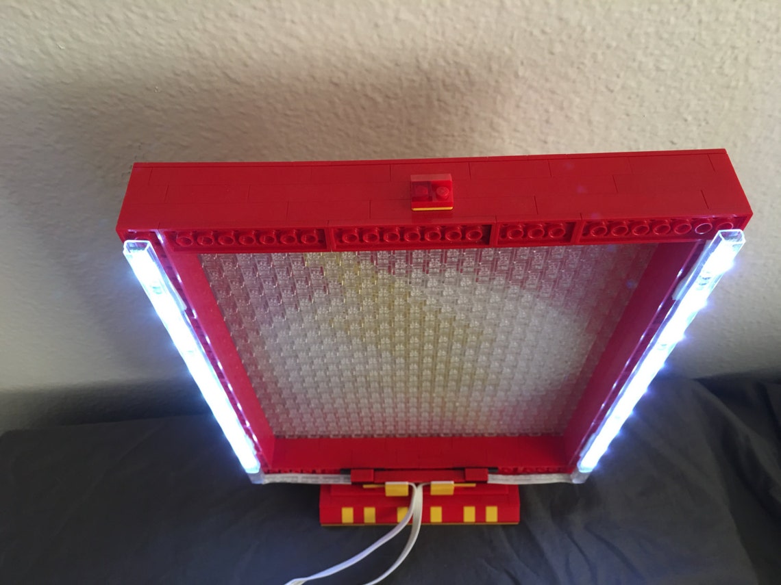 The Flash Glowing LEGO Mosaic Light - Etsy