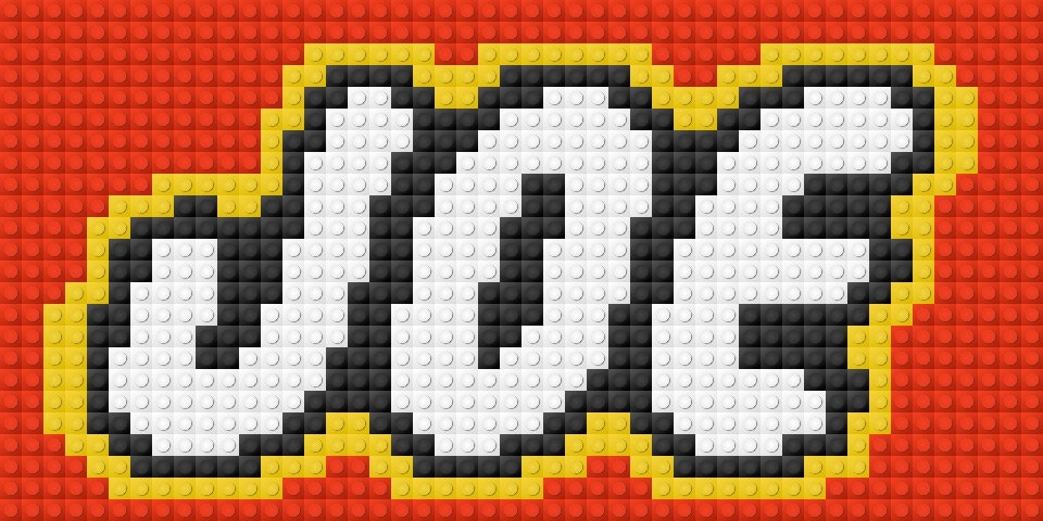 Custom Name LEGO Mosaic your Name in LEGO Font - Etsy