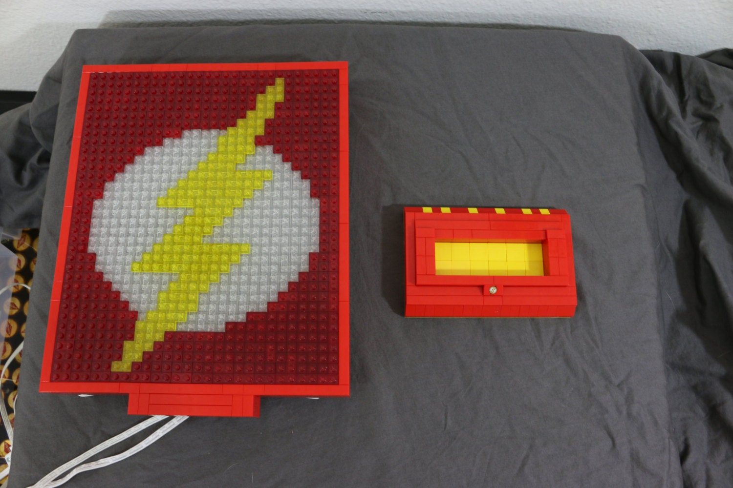 The Flash Glowing LEGO Mosaic Light - Etsy