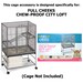 Full Length Cage Ledges for Full Cheeks Chew Proof City Loft Cage Kiln ...