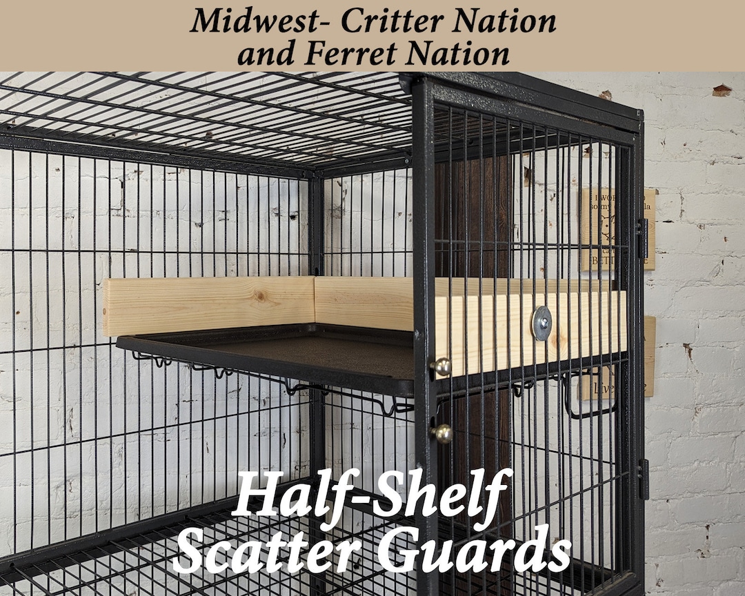 Half Shelf Scatter Poop Guards for Critter/ferret Nation Cages - Etsy