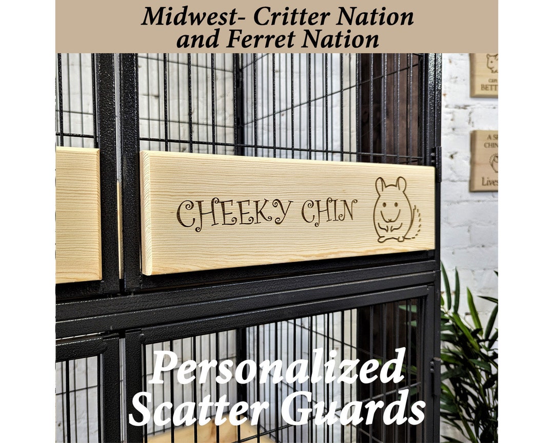 Personalized Scatter Poop Guards for Critter/ferret Nation Cages Laser ...