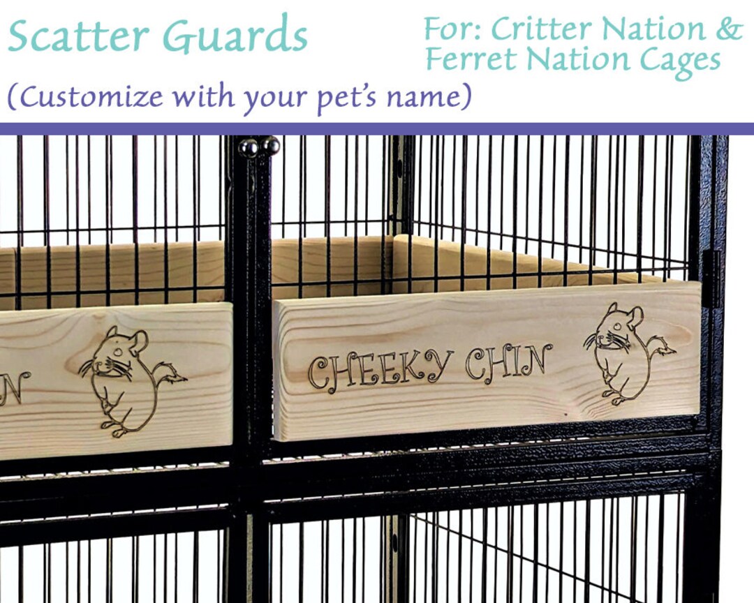 Personalized Scatter Poop Guards for Critter/ferret Nation - Etsy