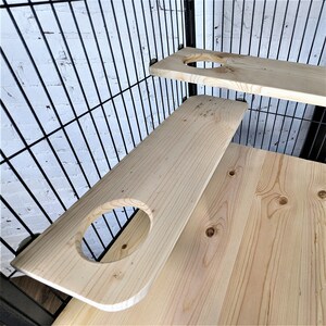 Critter/ferret Nation Cage Lounging Ledges: Kiln Dried Pine, Leaping ...