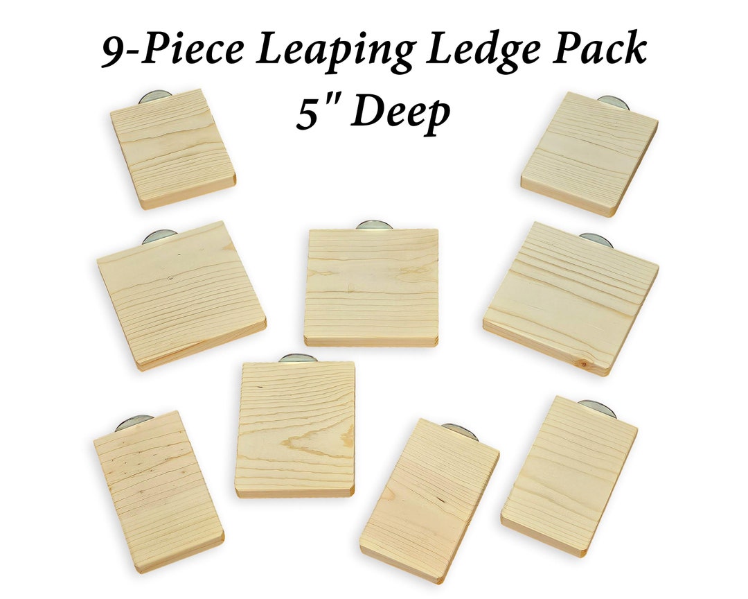 9-piece Leaping Ledge Pack for Small Pets Kiln Dried Pine - Etsy