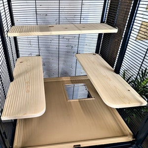 Set of 3 Lounging Ledges for Full Cheeks 4 Story Climb up High Rise ...
