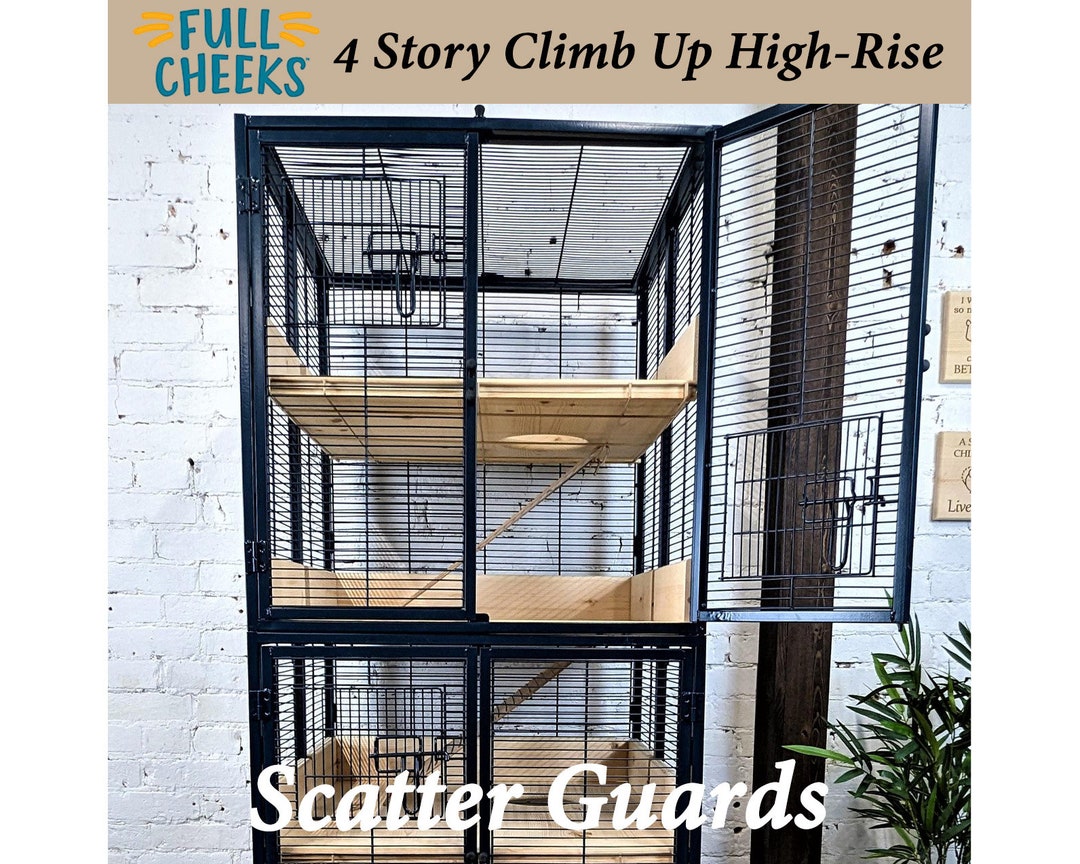 Scatter Guards for Full Cheeks 4 Story Climb up High Rise Chinchilla ...