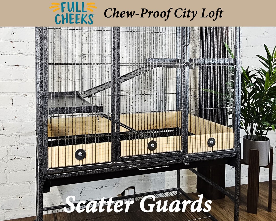 Scatter Guards for Full Cheeks Chew Proof City Loft Cage - Etsy