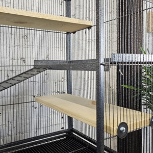 Full Length Cage Ledges for Full Cheeks Chew Proof City Loft Cage Kiln ...