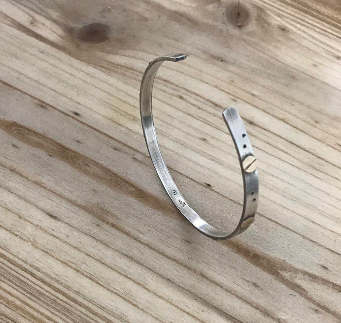 Men's Silver Cuff Handmade Men's Jewelry Mixed | Etsy