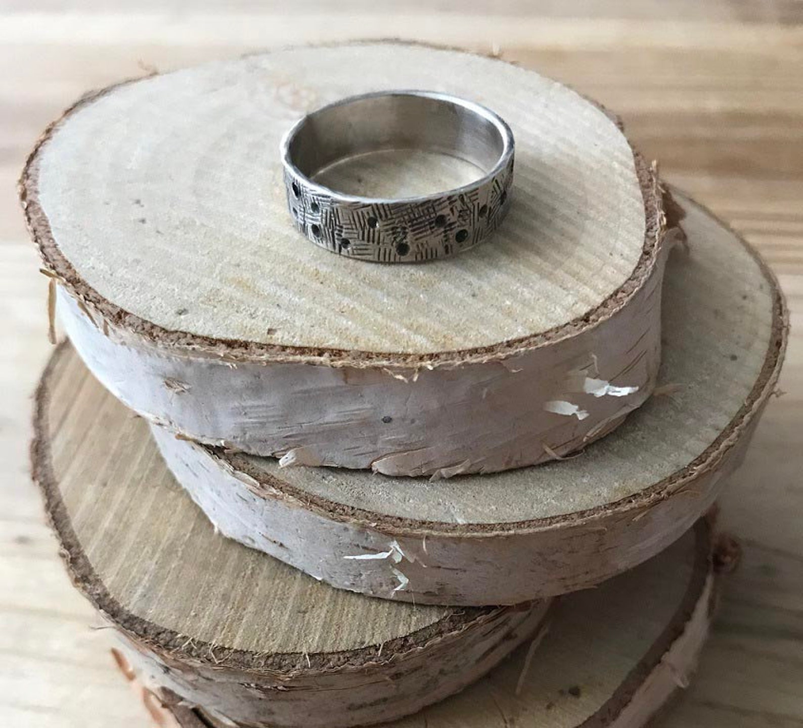 Men's Rustic Ring Wedding Ring for Men Ring for Him - Etsy