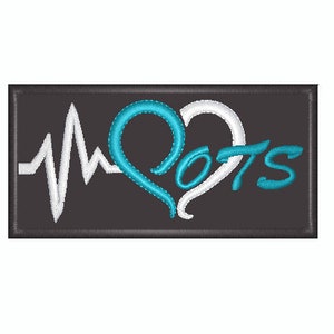 POTS Awareness Embroidered 2x4 Rectangle Patch - Etsy