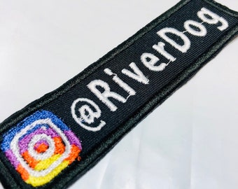 Youtube Logo Custom Name Tag Patch Embroidered Social Media - Etsy