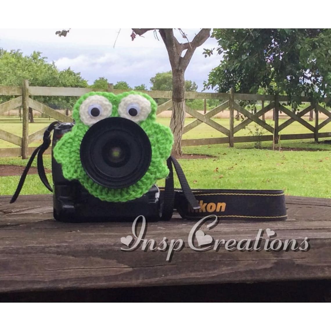 Crochet Frog Buddy Lens, Frog Camera Lens Helper, Froggy, Handmade ...