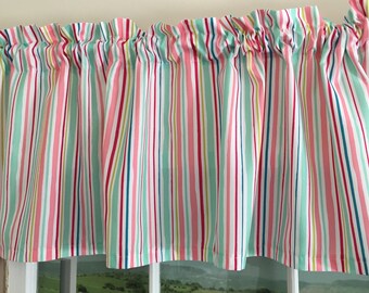 Striped Valance - Etsy
