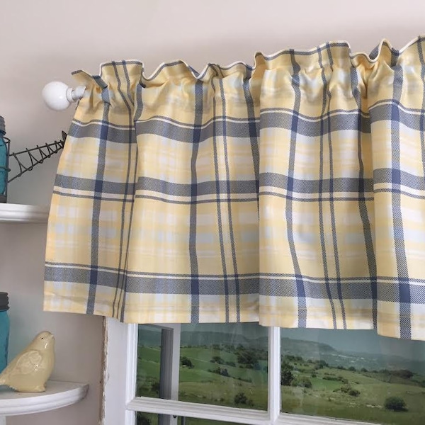 Yellow Valance - Etsy
