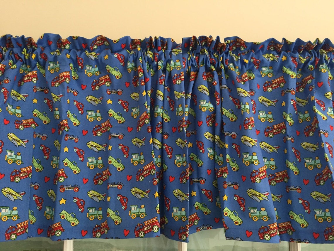 Beep Beep Cars Trains and Trucks Valance 42 Inches Wide - Etsy Beep Beep Cars Trains and Trucks Valance 42 Inches Wide - Etsy