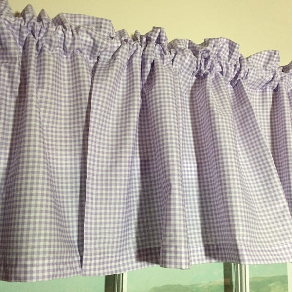 Gingham Valance - Etsy