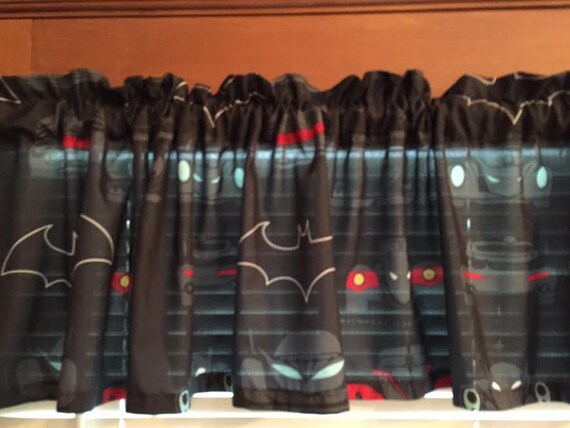 Batman Batmobile Window Valance 76 Wide - Etsy Canada
