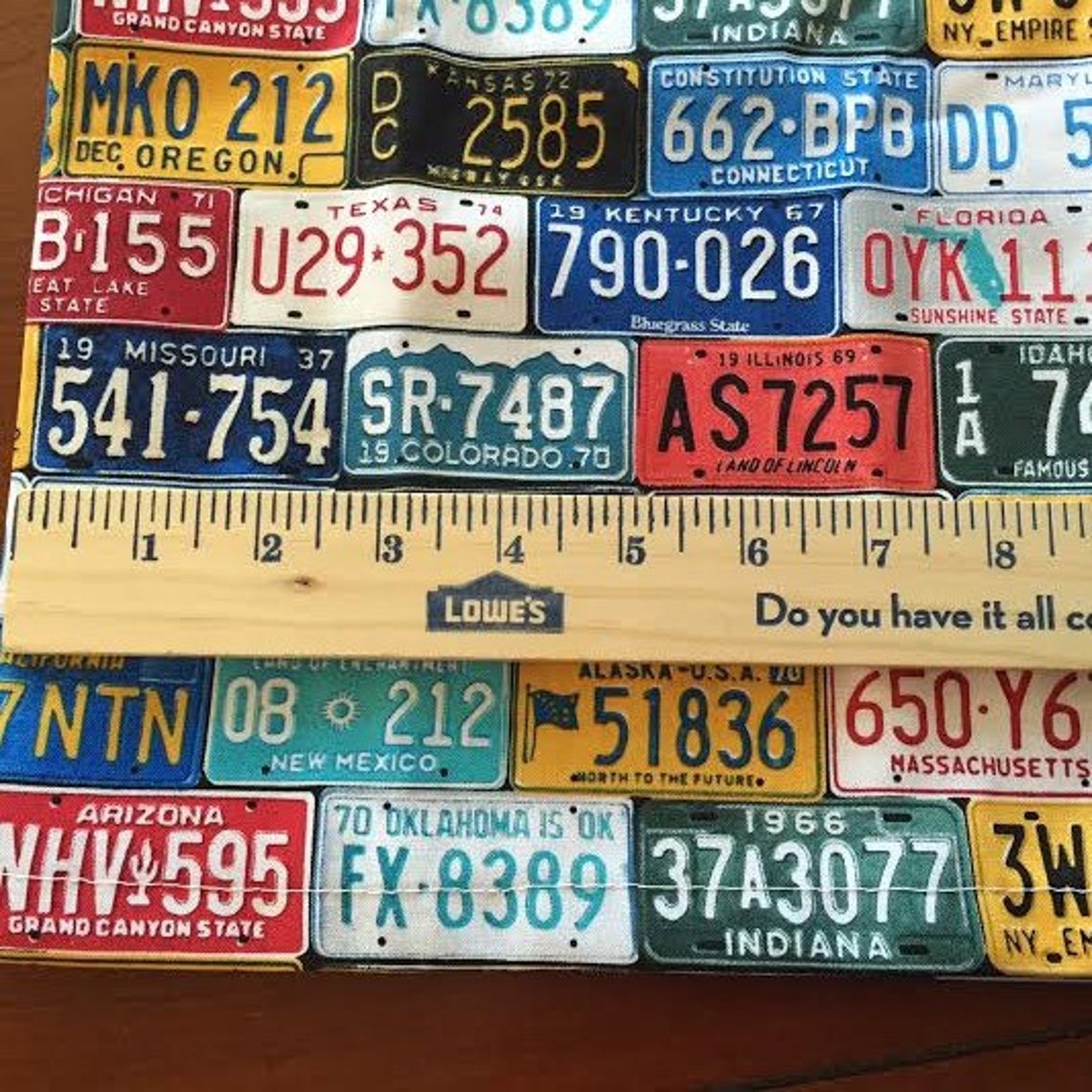 License Plates Window Valance Boys Room Man Cave 41 42 - Etsy
