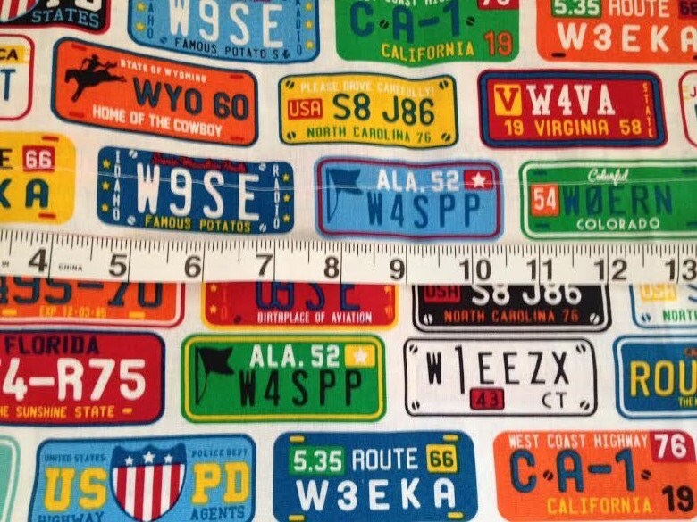 License Plates Un-lined Window Valance Boys Room Man Cave - Etsy