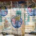 Map of the World Valance 41 42 Inches Wide - Etsy