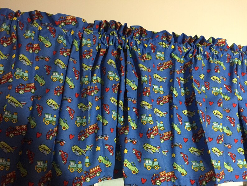 Beep Beep Cars Trains and Trucks Valance 42 Inches Wide - Etsy Beep Beep Cars Trains and Trucks Valance 42 Inches Wide - Etsy