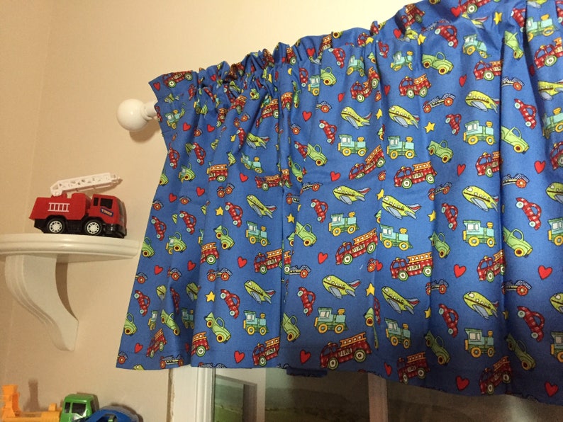 Beep Beep Cars Trains and Trucks Valance 42 Inches Wide - Etsy Beep Beep Cars Trains and Trucks Valance 42 Inches Wide - Etsy