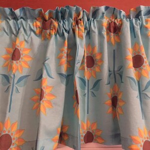 Sunflowers Valance ~ 60" Wide - Etsy
