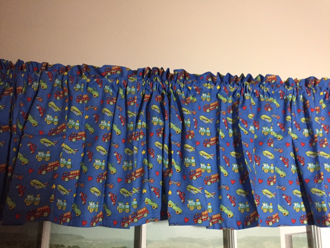 Beep Beep Cars Trains and Trucks Valance 42 Inches Wide - Etsy Beep Beep Cars Trains and Trucks Valance 42 Inches Wide - Etsy