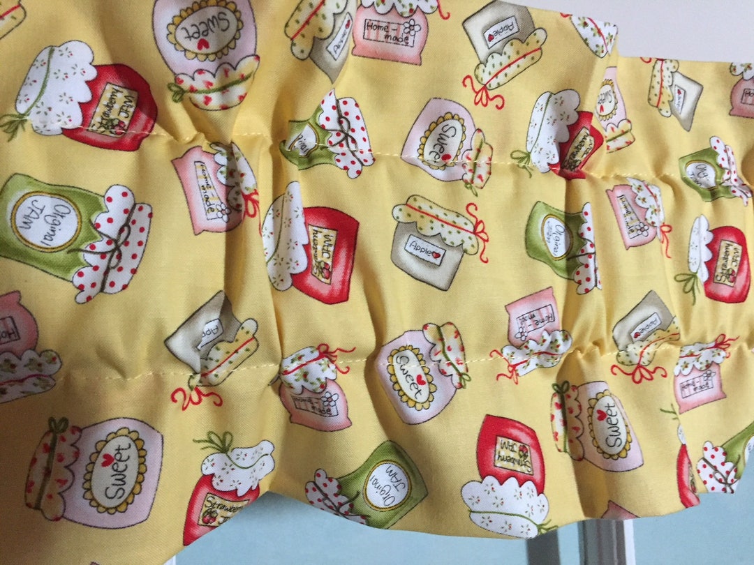 Homemade Jam Jars With Ruffled Toppers Sleeve Valances please Note ...