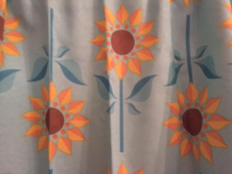 Sunflowers Valance 60 Wide - Etsy