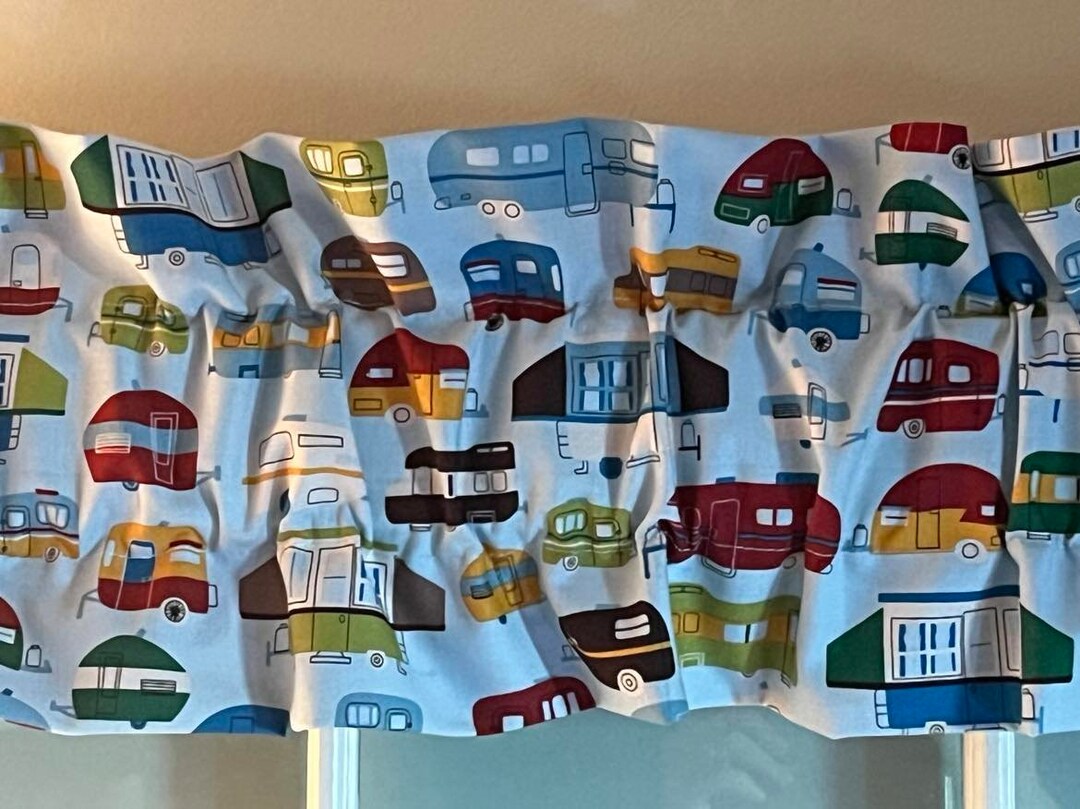 Vintage Look Camper Ruffled Window Sleeve please Note: - Etsy