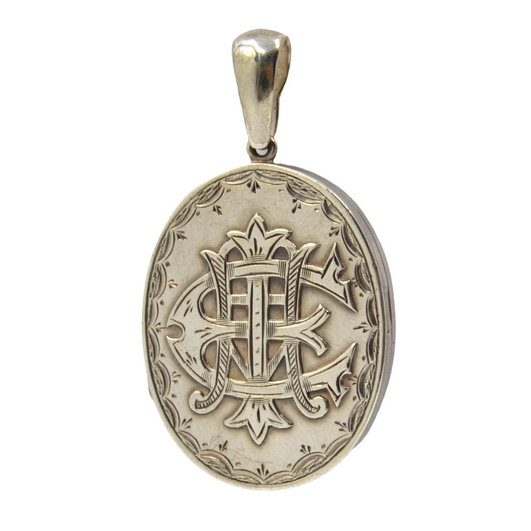 Victorian Sterling Silver AEI Locket Amity Eternity Infinity Locket - Etsy