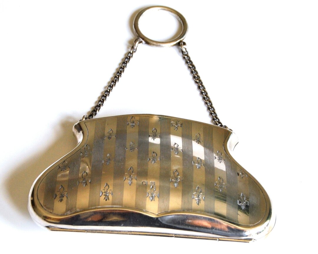 Antique Sterling Silver Coin Purse - Etsy