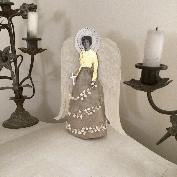 Mixed Media Angel - Etsy